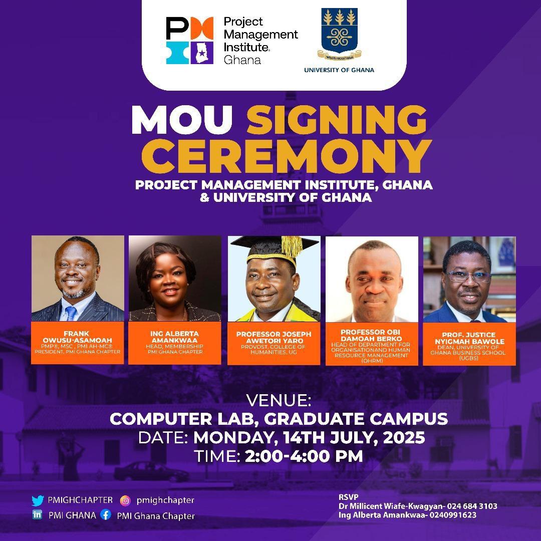 MOU Signing Ceremony | PMI Ghana